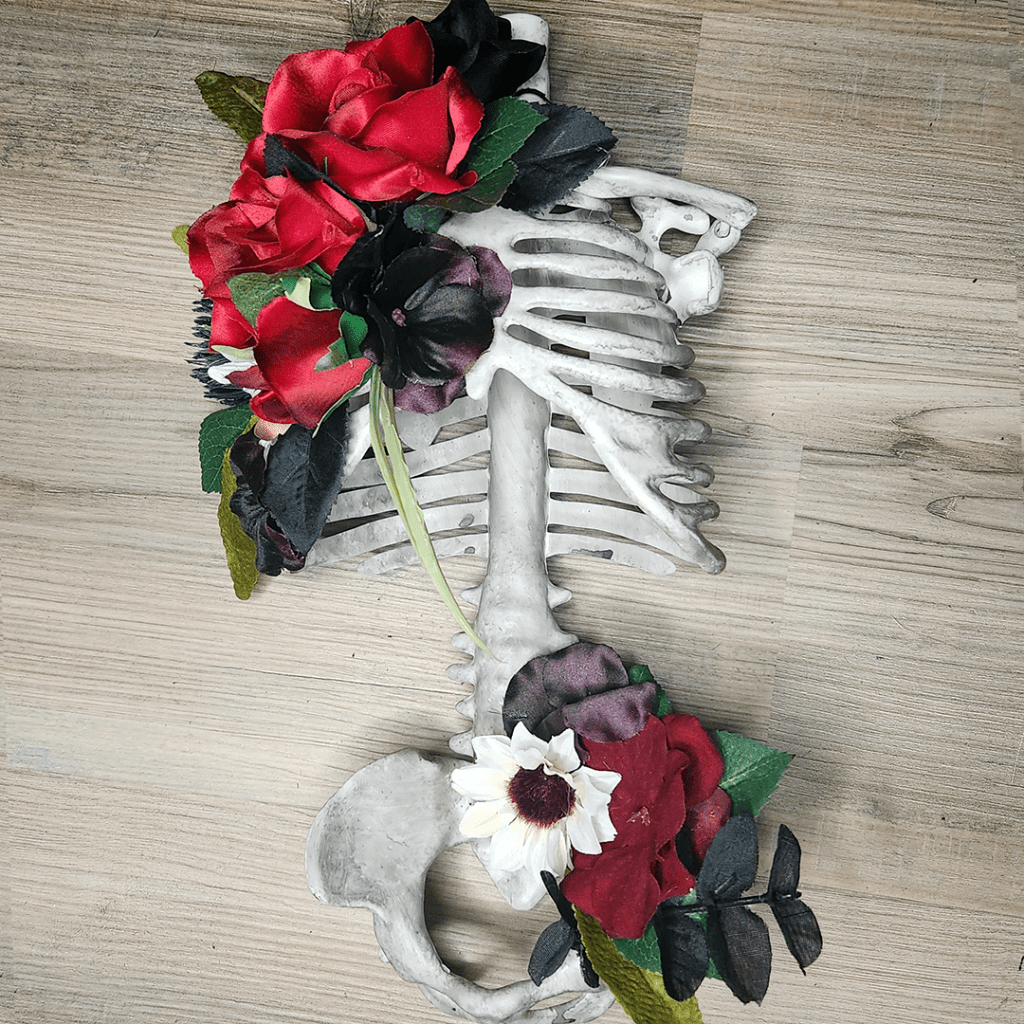 DIY Skeleton Decor with Flowers - Make Something Mondays